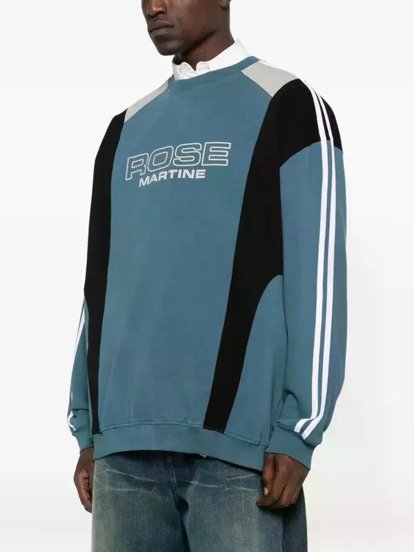 Martine Rose Paneled Striped Sweatshirt