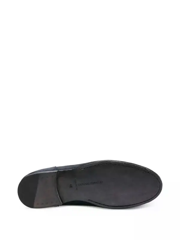 Officine Creative Penny-stitched Suede Loafers