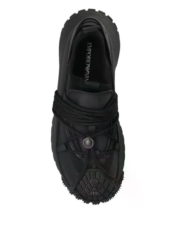 Emporio Armani Lace-up Studded Sneakers
