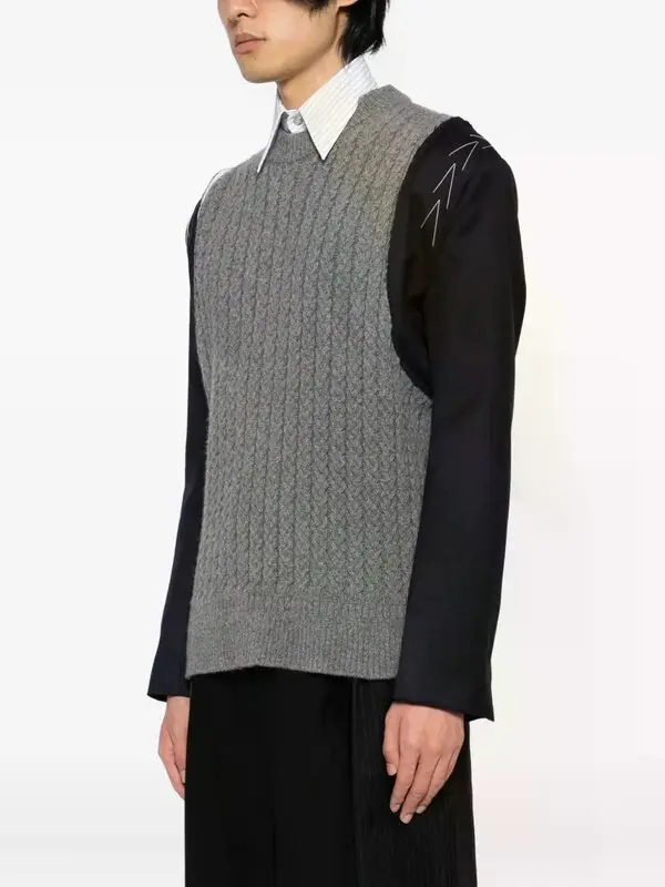 SONIA CARRASCO Panelled Jumper