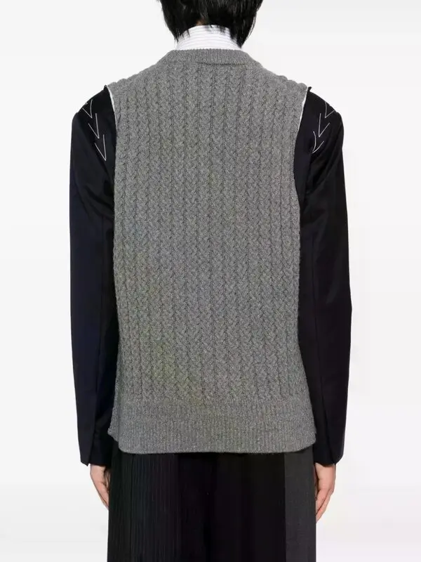 SONIA CARRASCO Panelled Jumper