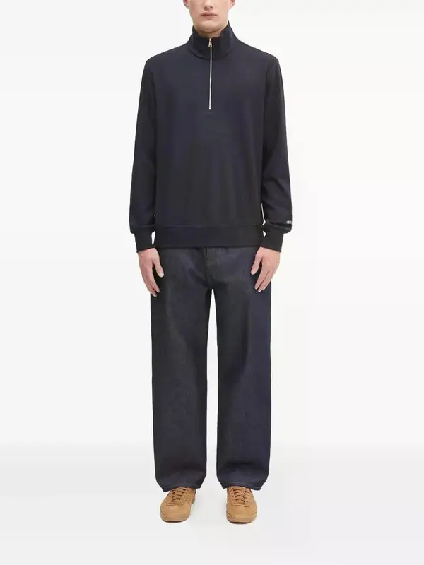 Paul Smith Zip-neck Multi-stripe Sweatshirt