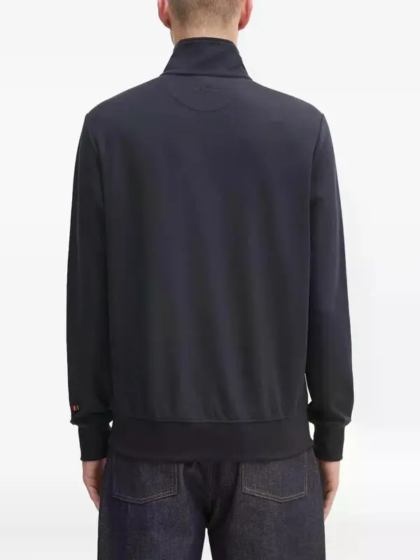 Paul Smith Zip-neck Multi-stripe Sweatshirt