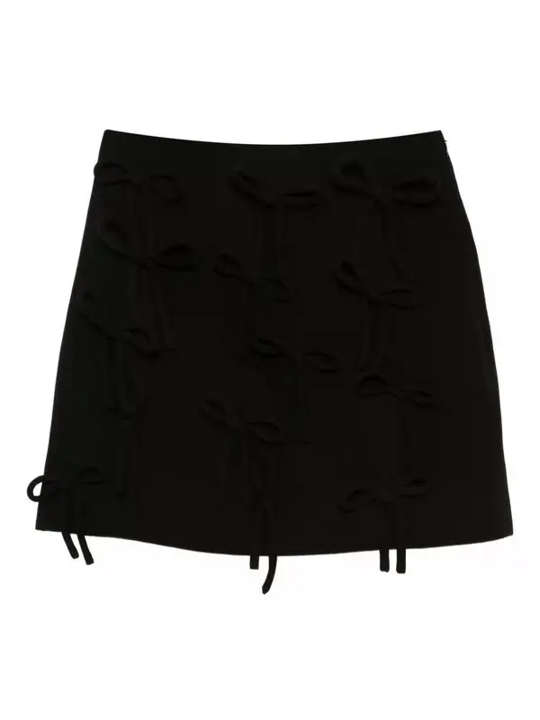 MSGM Bow-embellished Skirt