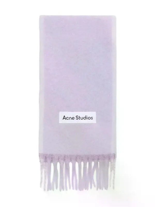 Acne Studios Mohair-blend Scarf - Purple