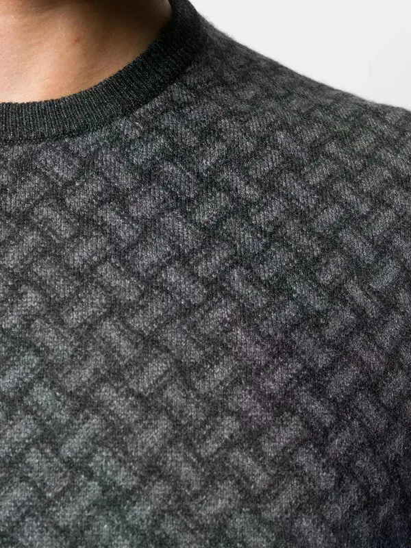 DRUMOHR Crew-neck Cashmere Sweater - Grey