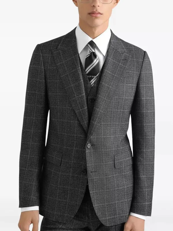 Dolce & Gabbana Check-pattern Three-piece Suit