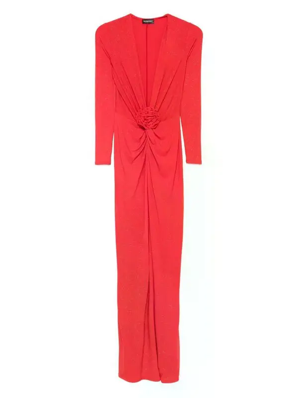 ROSERRY Mallorca Rose-embellished Maxi Dress