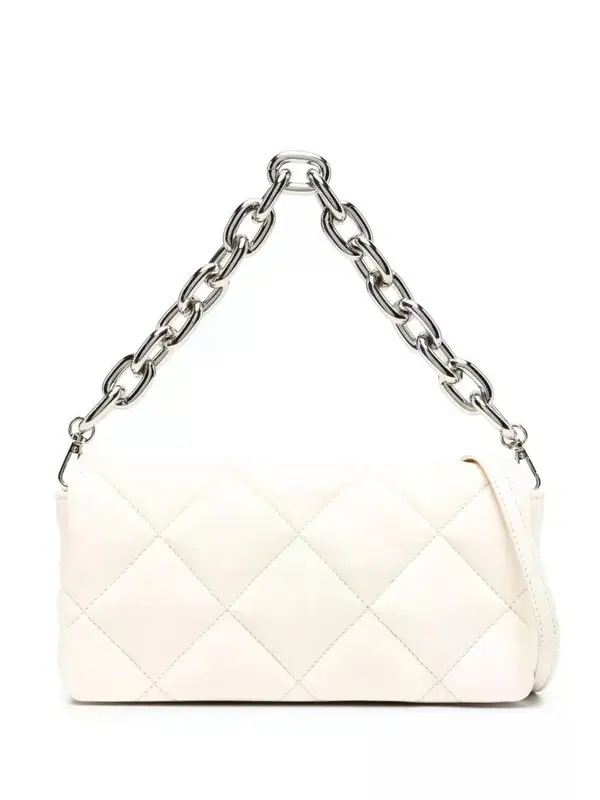 STAND STUDIO Hera Quilted Leather Shoulder Bag - Neutrals