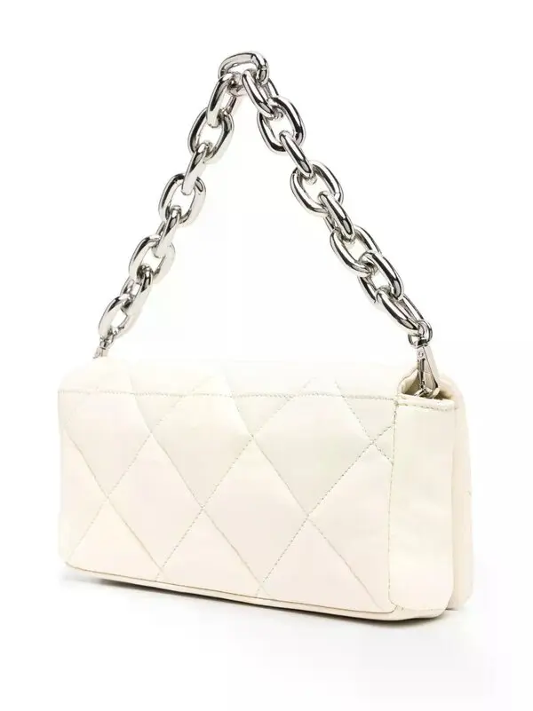 STAND STUDIO Hera Quilted Leather Shoulder Bag - Neutrals