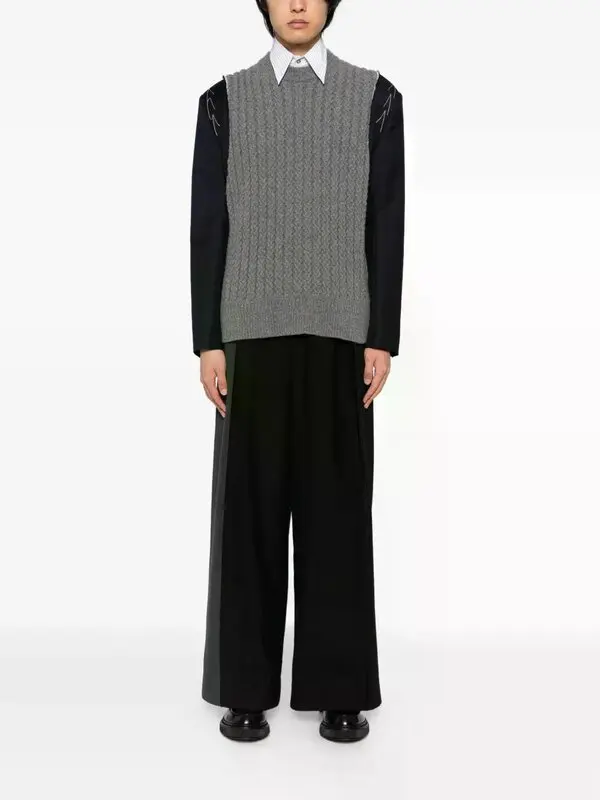 SONIA CARRASCO Panelled Jumper