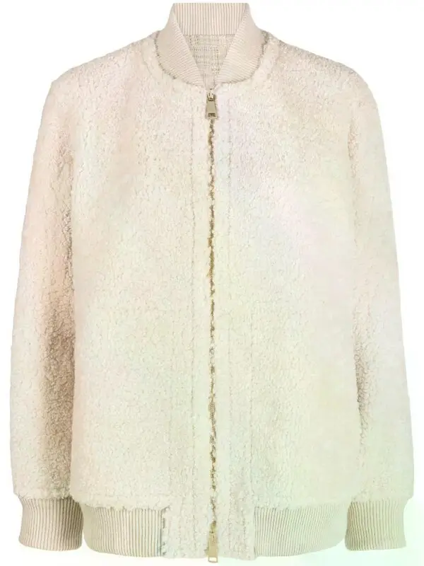 MANZONI 24 Shearling Zip-up Jacket