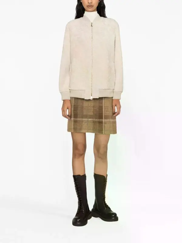 MANZONI 24 Shearling Zip-up Jacket