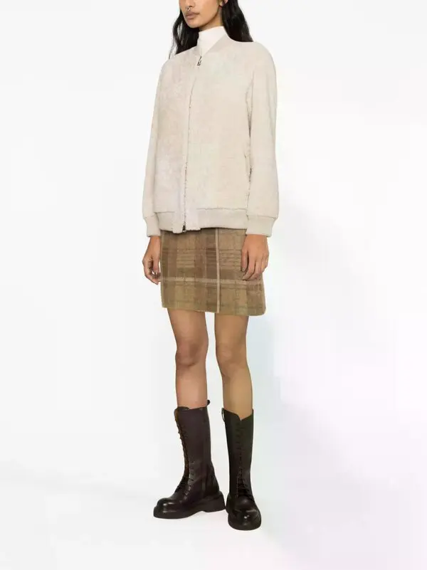 MANZONI 24 Shearling Zip-up Jacket