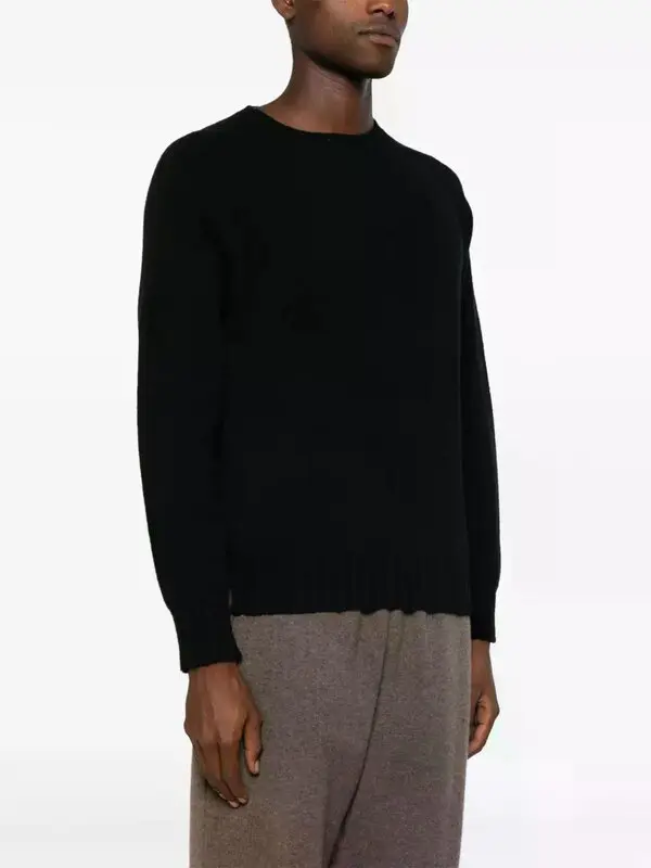MA'RY'YA Ribbed-knit Merino Wool-blend Sweater