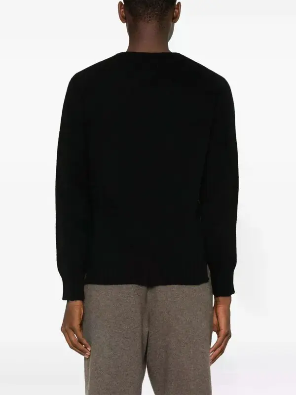 MA'RY'YA Ribbed-knit Merino Wool-blend Sweater