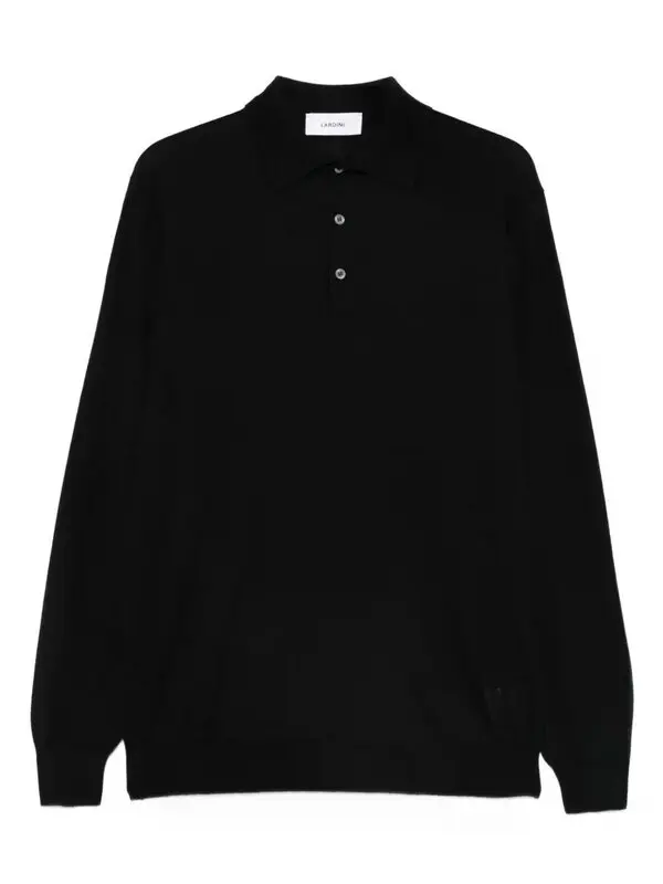 LARDINI Long-sleeve Polo Shirt