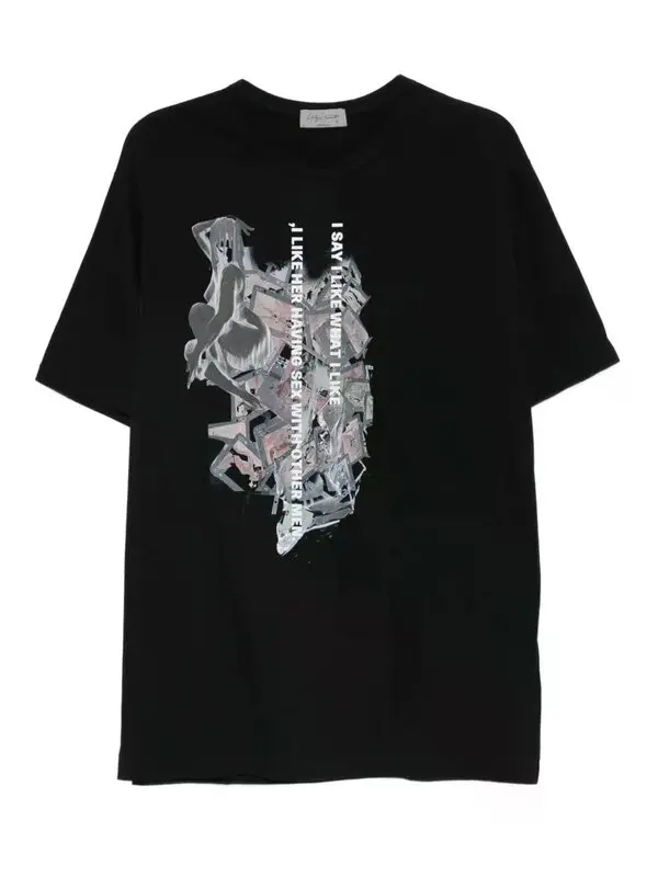 Yohji Yamamoto Graphic-print T-shirt