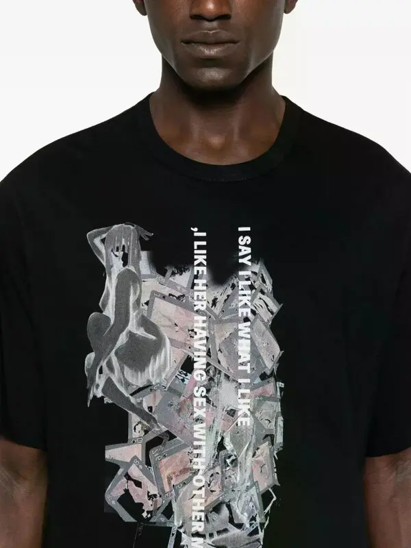 Yohji Yamamoto Graphic-print T-shirt