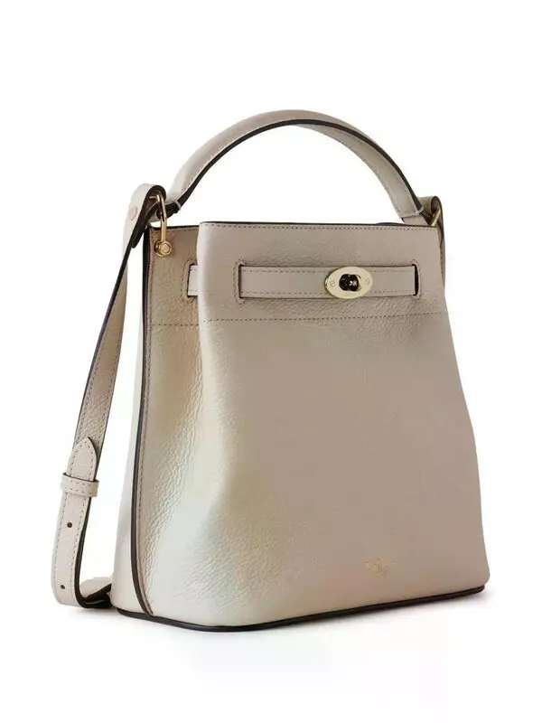 Mulberry Islington Clasp-fastening Bucket Bag - Neutrals