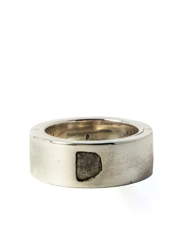 PARTS OF FOUR Sistema Sterling-diamond Ring - Silver