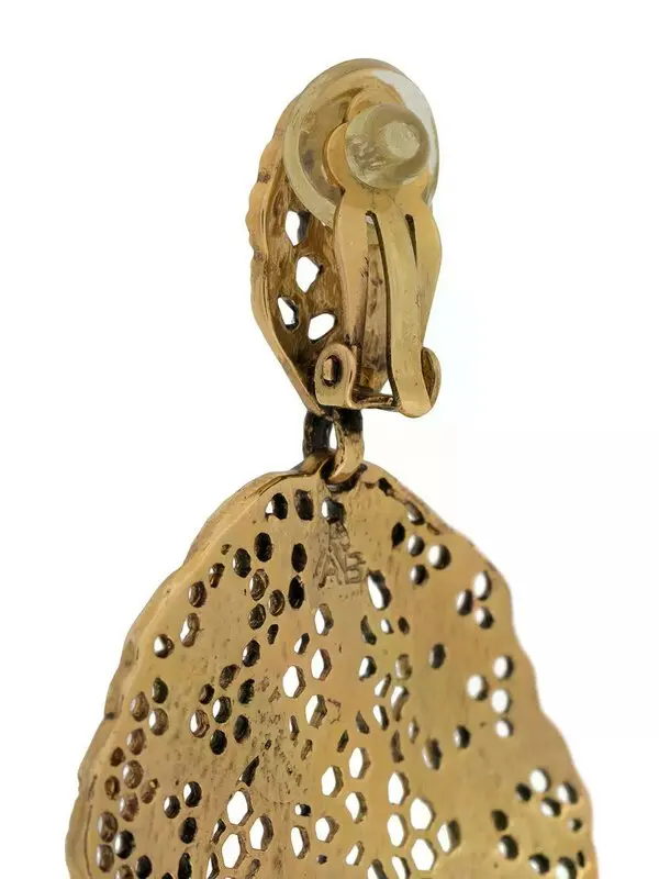 AURÉLIE BIDERMANN Vintage Lace Clip-on Earrings