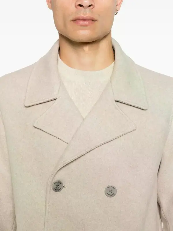 LUNARIA CASHMERE Double-breasted Cashmere Coat