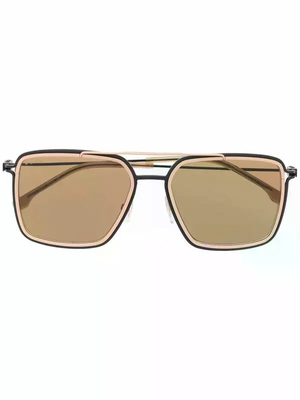 BOSS Pilot-frame Sunglasses - Brown
