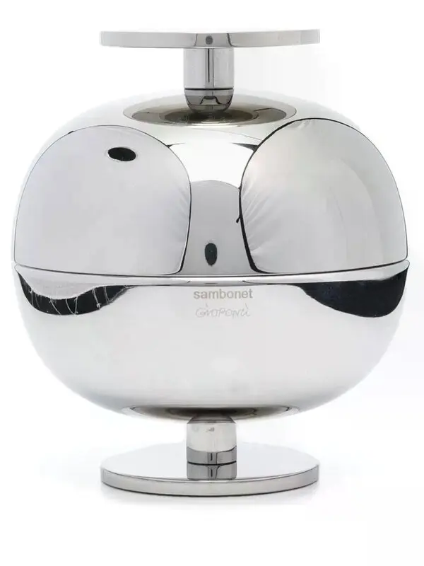 SAMBONET Round-shape 11cm Stand-up Bowl - Silver