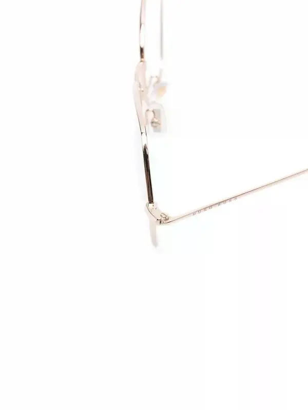 BOSS Polished Geometric-frame Glasses