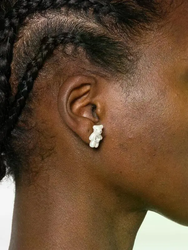 YVMIN Teddy Bear Brass Single Earring