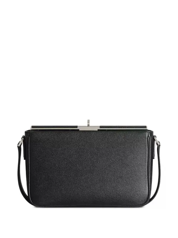 Dolce & Gabbana Structured Leather Messenger Bag