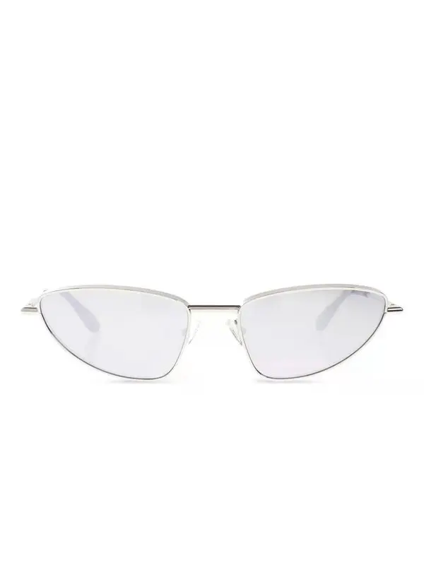 Alexander McQueen Thin Cat-eye Sunglasses - Grey