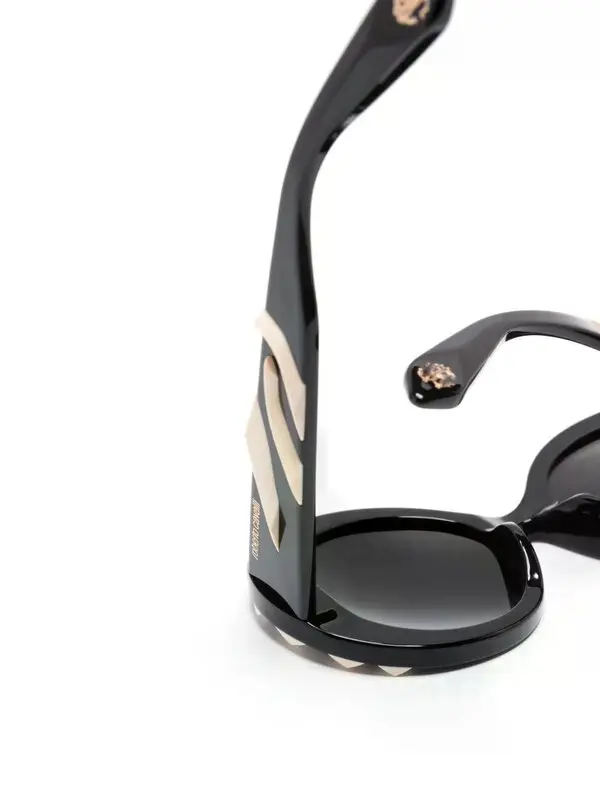 Roberto Cavalli 3d-detail Round-frame Sunglasses