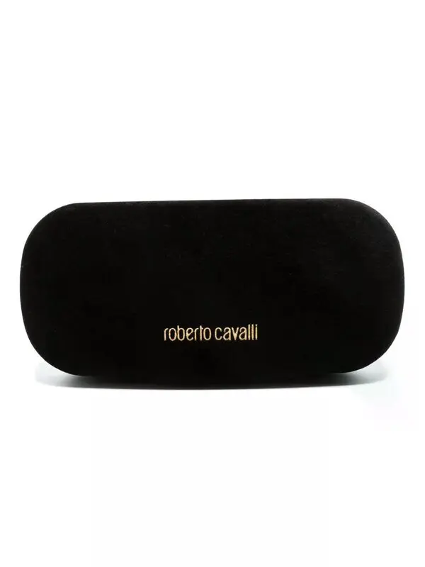 Roberto Cavalli Logo-plaque Rectangle-frame Sunglasses