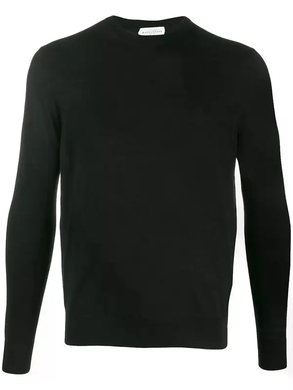 BALLANTYNE Crew Neck Jumper - Black
