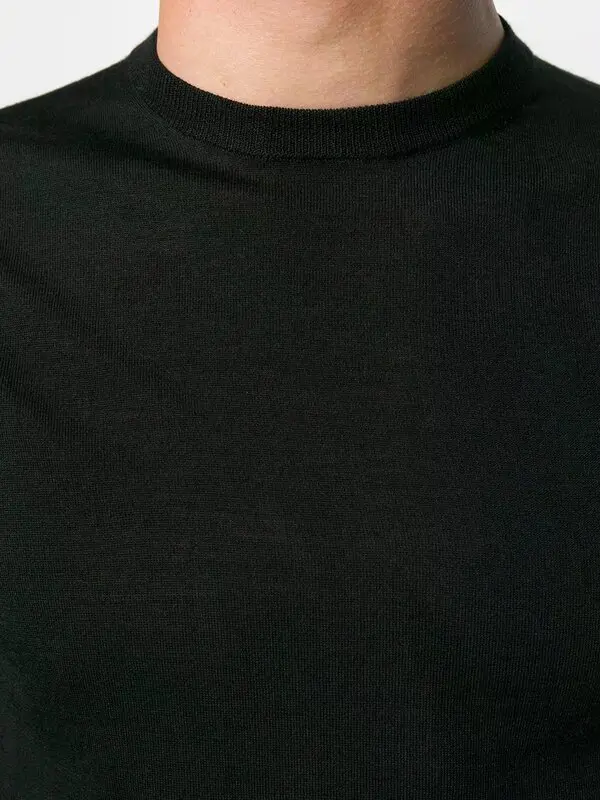 BALLANTYNE Crew Neck Jumper - Black