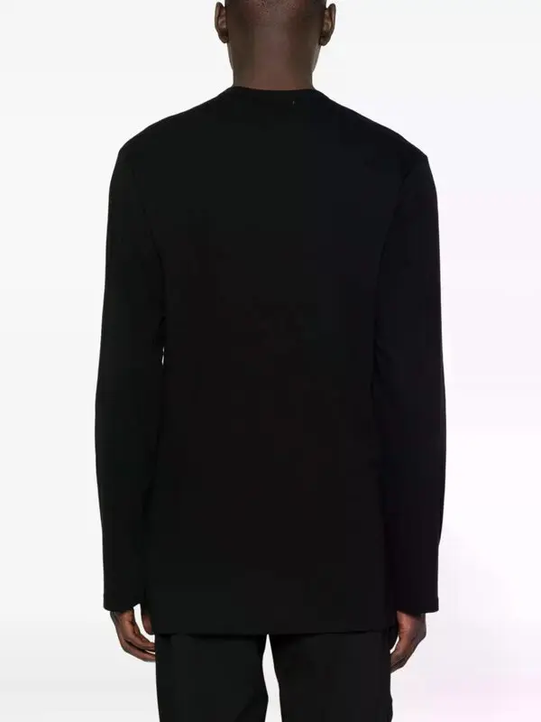 Yohji Yamamoto Graphic-print Long-sleeve T-shirt