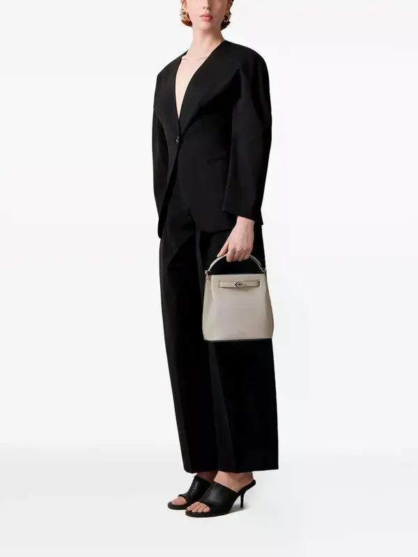 Mulberry Islington Clasp-fastening Bucket Bag - Neutrals