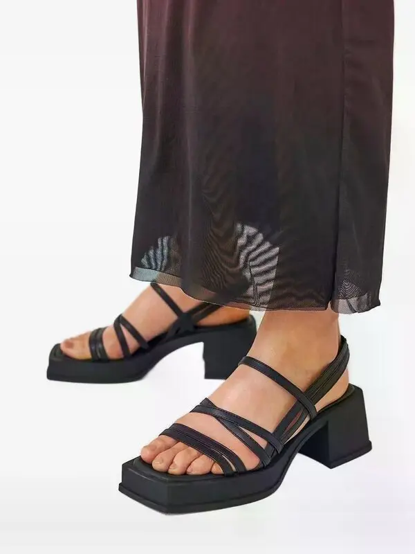 VAGABOND SHOEMAKERS 67mm Platform Crisscross Sandals