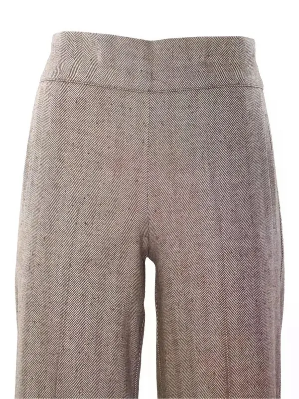 D.exterior Herringbone Cuff Trousers