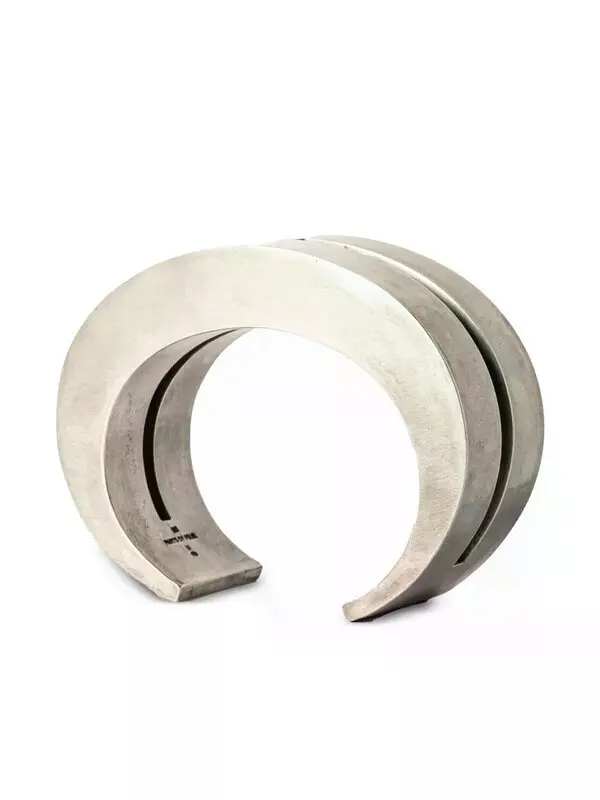 PARTS OF FOUR Crescent Crevice Bracelet - Silver