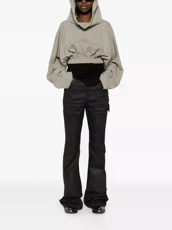 Rick Owens Drawstring Hoodie - Grey