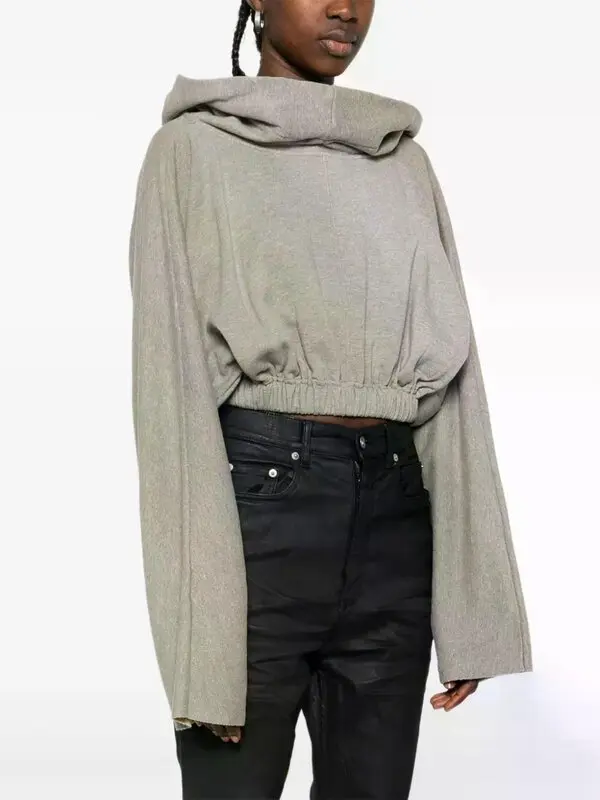 Rick Owens Drawstring Hoodie - Grey