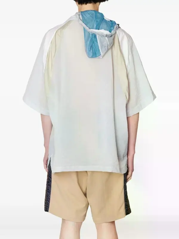 Kolor Hooded Panelled Shirt