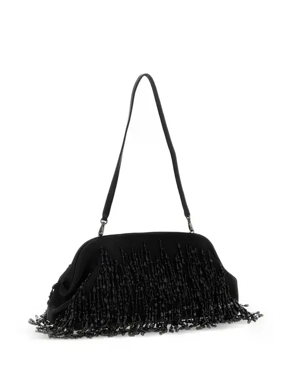 Alberta Ferretti Beaded-fringe Clutch