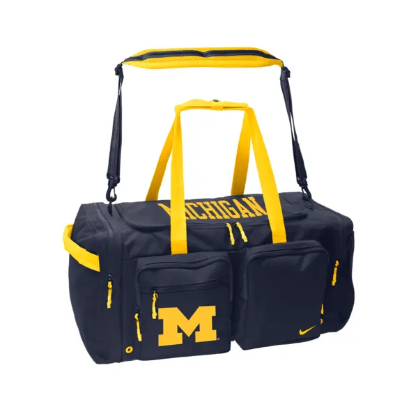 Nike Michigan Utility Power 2.0 College Duffel Bag - Blue