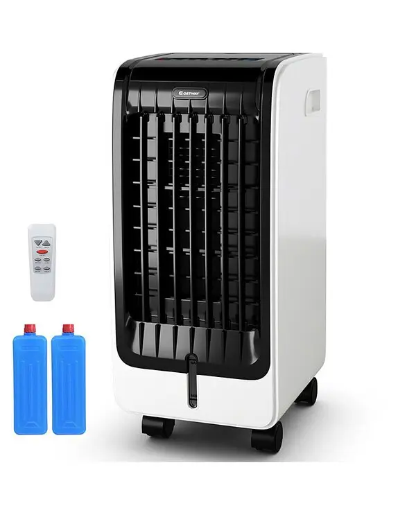 COSTWAY Portable Evaporative Air Cooler - Black