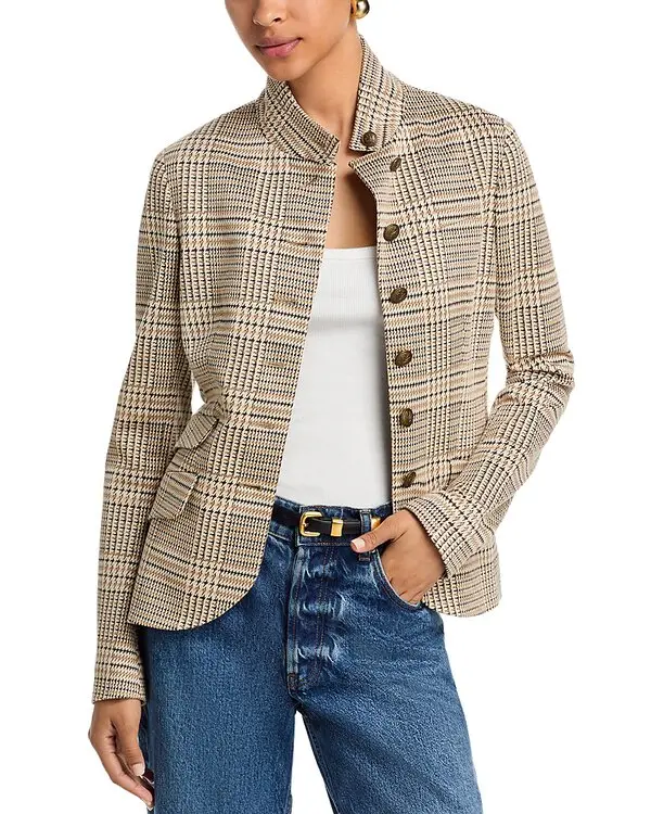 Rag & Bone Slade Ponte Blazer - Tan Multi