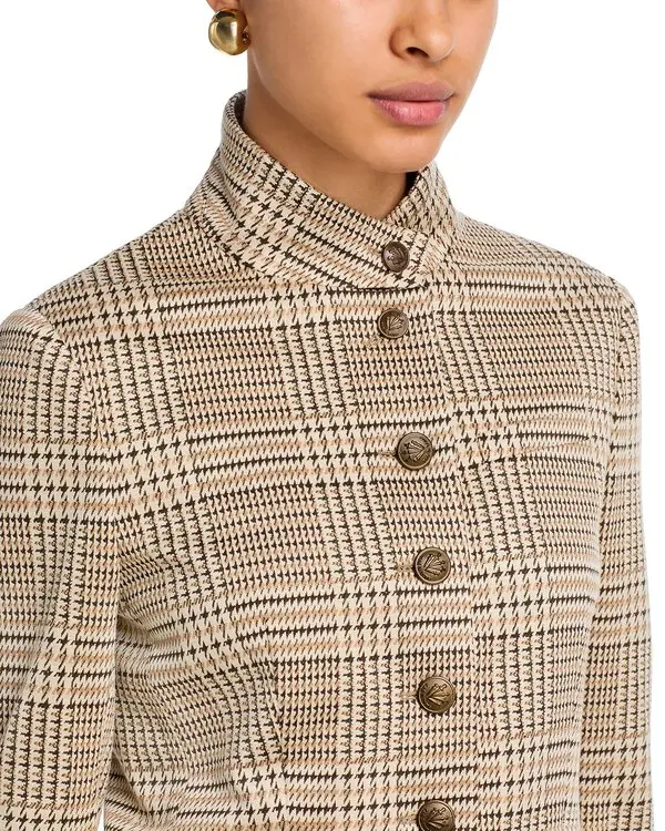 Rag & Bone Slade Ponte Blazer - Tan Multi